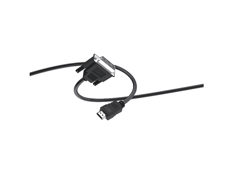 MediaMarkt | ISY IDV-5001 - Câble DVI vers HDMI - 4K - 1,5m - Noir